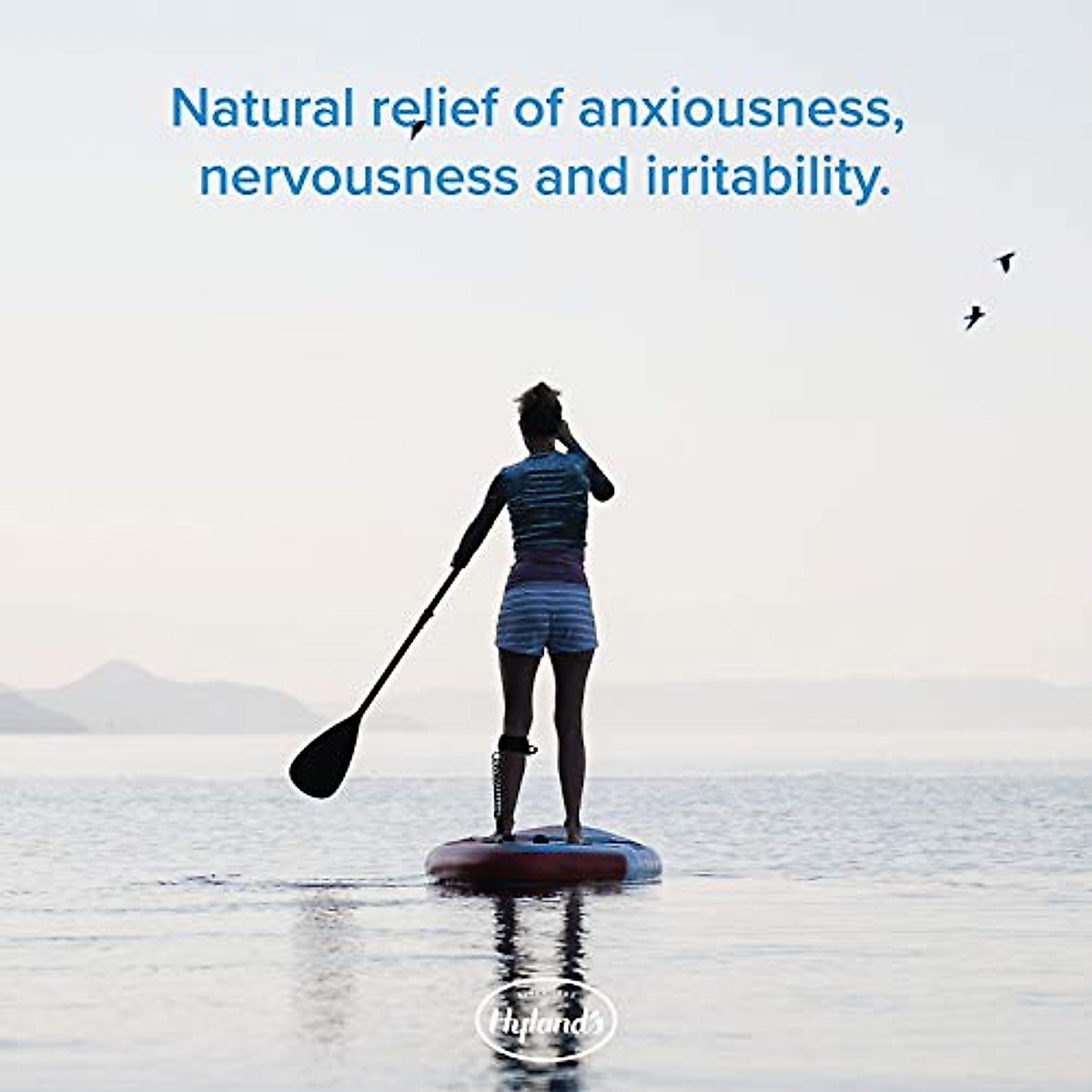 Hyland's Naturals Calm Tablets, Stress Relief Supplement, Natural Relief Of Anxiousness, Nervousness, And Irritability, 50 Count