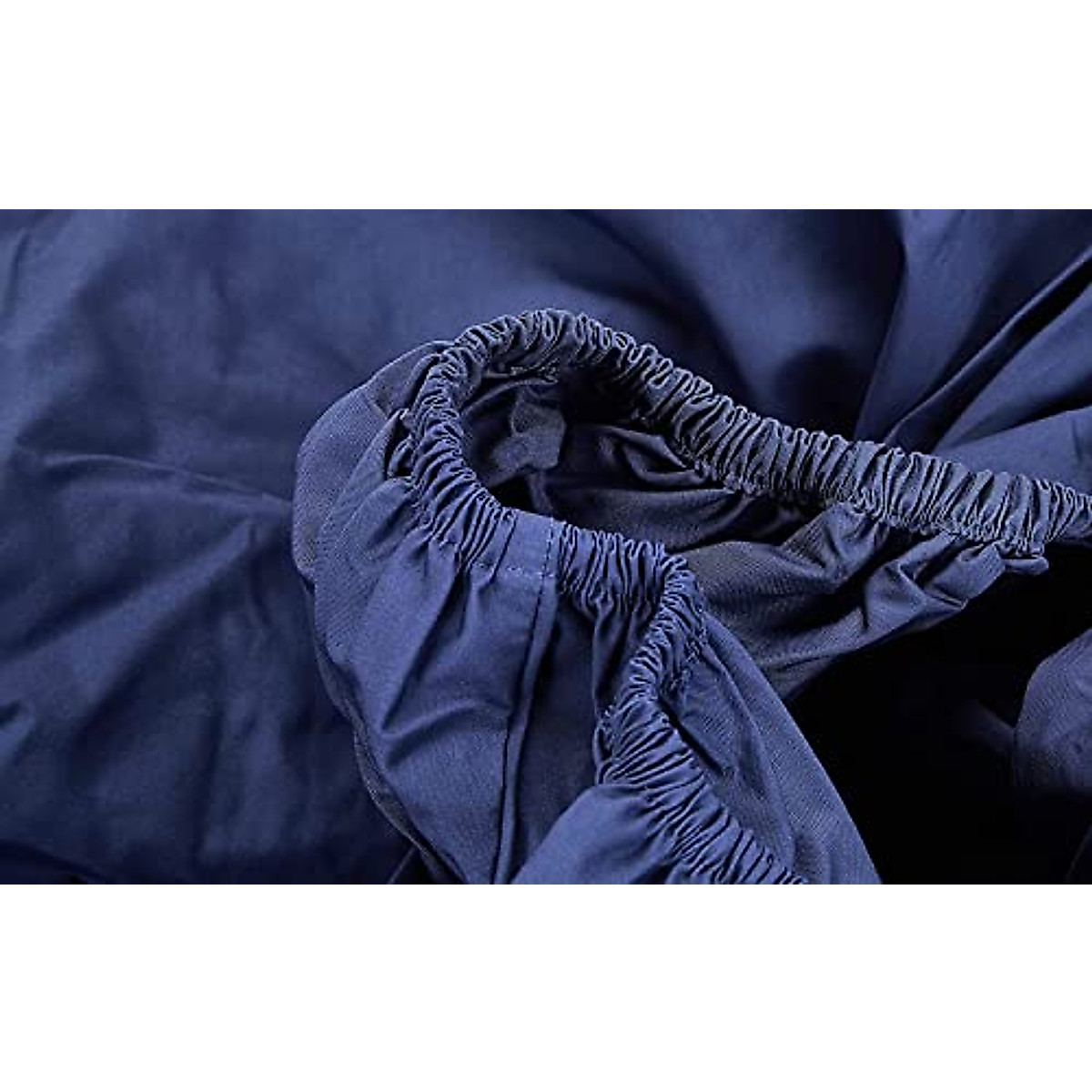 AmazonBasics everyday 100% cotton Fitted Sheet, True Navy 90 x 190 x 30 cm