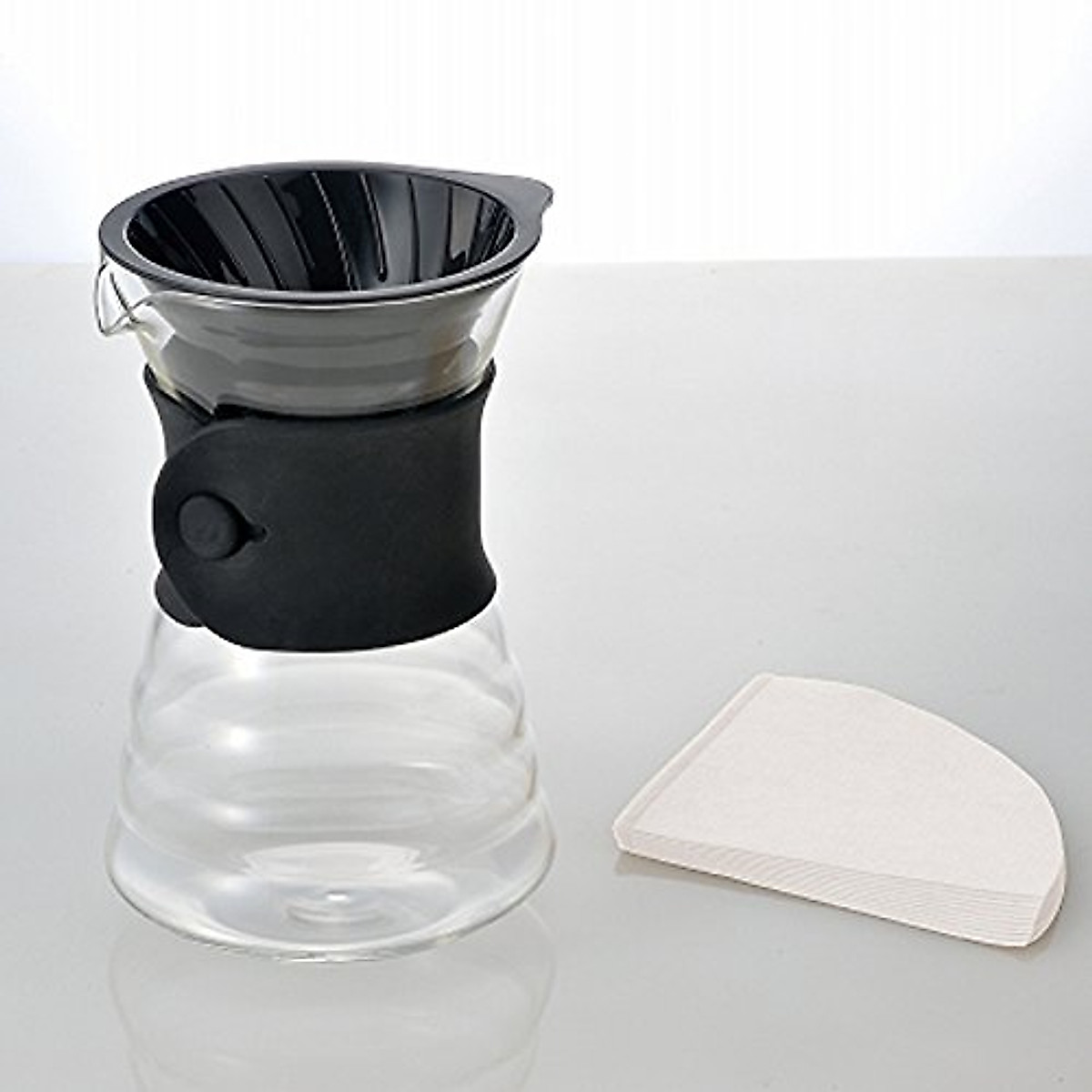 Hario V60 Drip Coffee Decanter, 700ml, Black