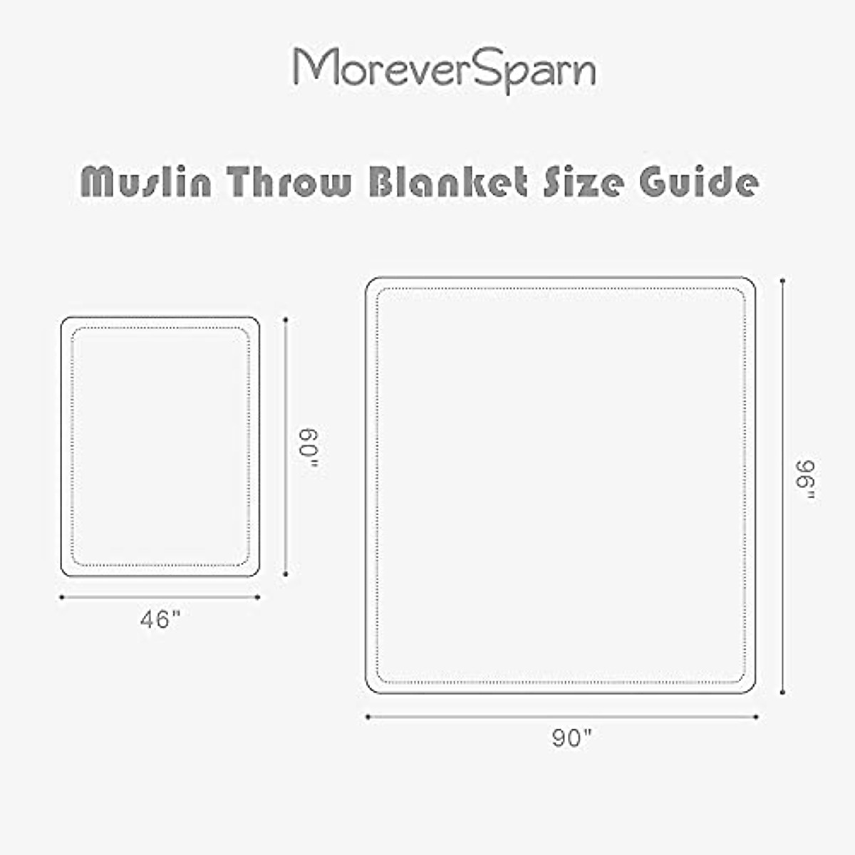 MoreverSparn 70% Bamboo 30% Cotton Muslin Throw Blanket, Buffalo Check Pattern, Soft and Breathable Gauze, Khaki Gingham Bedding