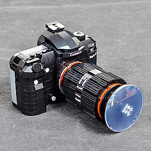 Uvini Adult Building Set, Building Blocks Camera, DIY STEM Toys, Best Gift for Adult, Teens, Collectible Model Digital Camera to Build 813pcs