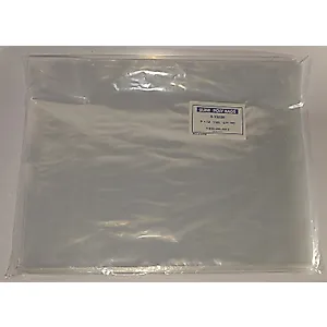 100 - 9 x 12" Poly Clear Plastic T-Shirt / Apparel Bags 1 Mil 2" Back Flap Lock (2 Pack)