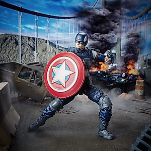 Hasbro Marvel Legends Series Gamerverse 6-inch Collectible Captain America Action Figure Toy, Ages 4 and Up