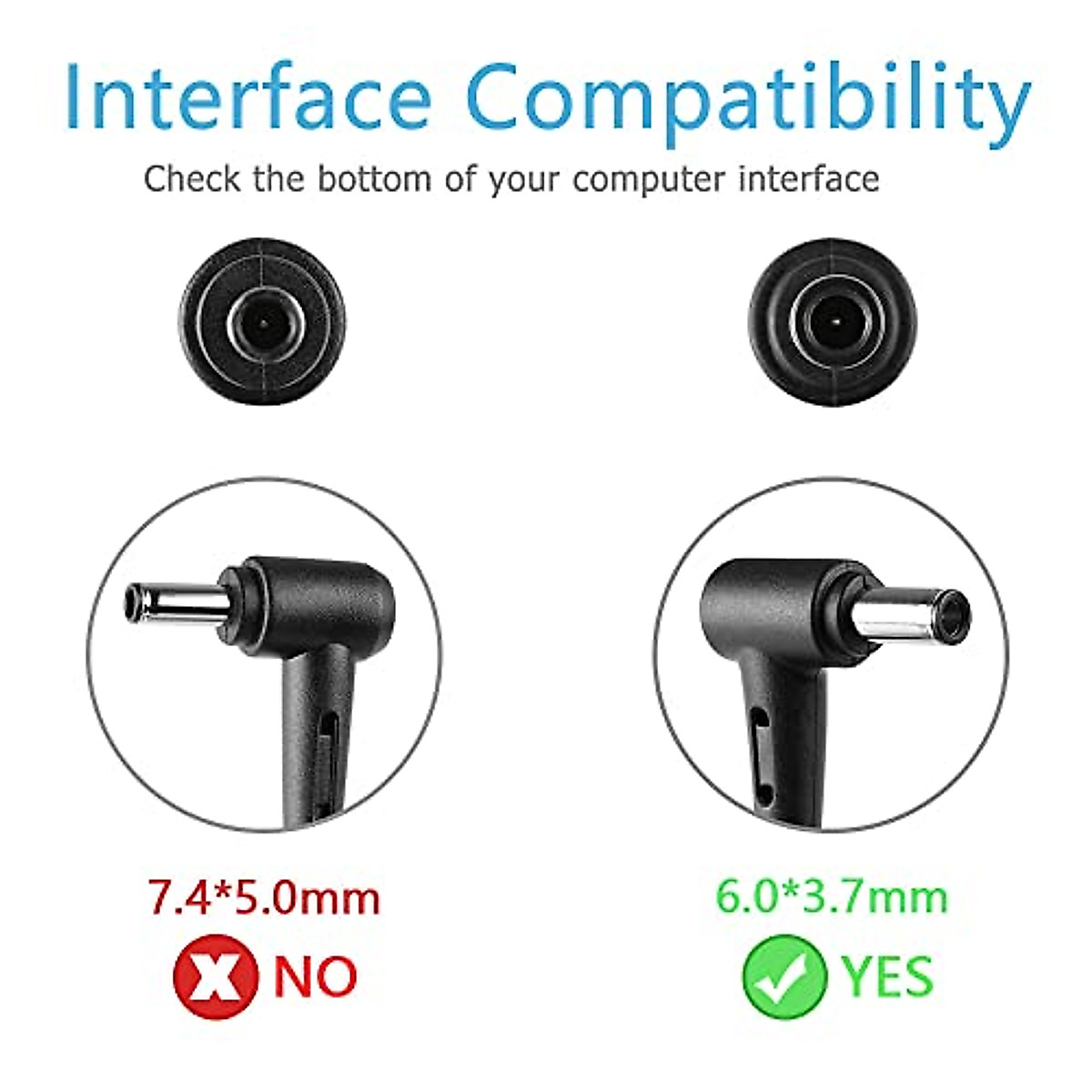 180W AC Charger Compatible with Asus A20-180P1A TUF FX566IV FX506IH FX506II FX506IU FX506IV FA706 FA706IU TUF706 FX766IU TUF766 ROG Zephyrus G14 GA401QE GA401QM Laptop Power Supply Cord