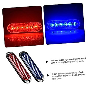 SUPVOX 2pcs marker lights for trucks trailer side marker lights Light for Truck Light for Camper police light bar LED trailer marker lights LED trailer lights headlights car abs