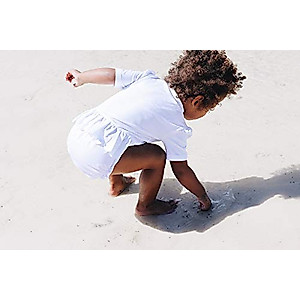 Cheeky Cloth One Size Reusable Swim Diaper (White)