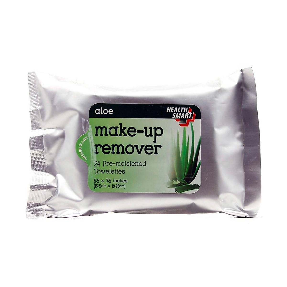 MAKE UP REMOVER WIPES ALOE HEALTH SMART 24CT/24PCS