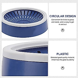 balacoo 5pcs Pigeon Nest Plastic Bird Nesting Bowl Pigeon Breeding Hatching Nest Bed for Pigeons Quails Small Birds