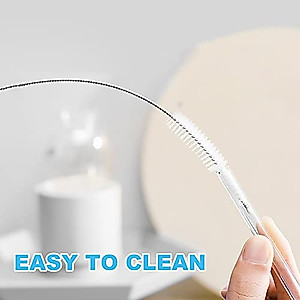 Replacement Straw for Stanley 40 oz 30 oz Cup Tumbler, 8 Pack Reusable Straws for Stanley 40 oz and Simple Modern Trek Tumbler with Handle, Straws with Cleaning Brush for Stanley Accessories