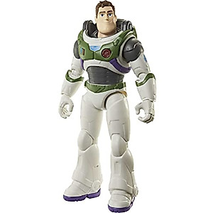 Mattel Lightyear Toys Buzz Large-Scale Action Figure, Space Ranger Alpha with Accessories, 12 Moving Joints, 12 Inch