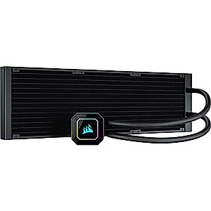 H170i ELITE CAPELLIX Liquid CPU Cooler - 33 Dynamic RGB LEDs - 140mm Fans - 420mm Radiator - COMMANDER CORE Smart Lighting Controller - CORSAIR iCUE Software Compatible - Zero RPM Fan