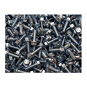 New Package of 300 (pcs) Grade 5 Hex Head 1/4"-20 x 3/4" Serrated Flange Bolts Cap Screws Zinc Set #MO1295-P Warranity by Pr-Mch