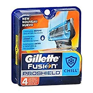 Gillette Fusion ProShield Chill Cartridges - 4 ct, Pack of 2