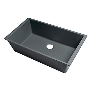 ALFI brand AB3322UM-T Kitchen Sink, Titanium