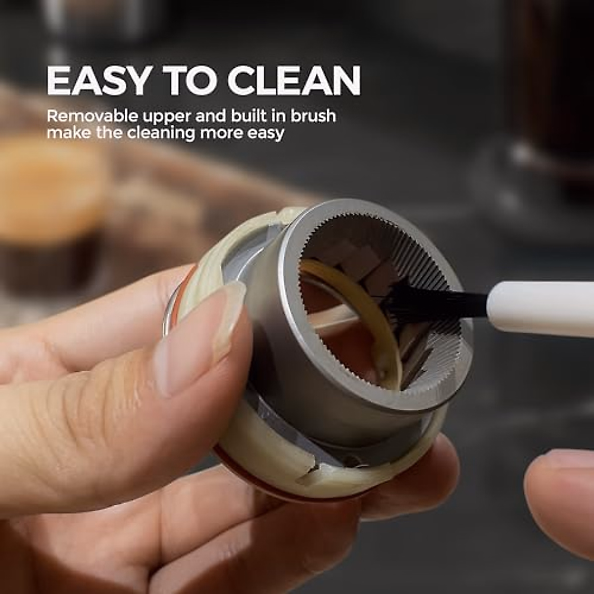 Burr Coffee Grinder Electric,Touchscreen Coffee Grinder,24 Grinding Settings Electric Coffee Bean Grinder with Timer Setting for Espresso/Drip