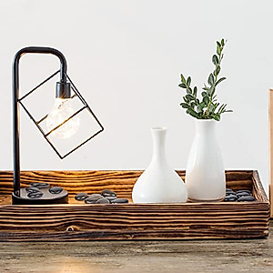 GASPRO 8lb Black River Rocks for Plants, Vases, 1 to 2 Inch Decorative Pebbles for Pots Indoor, High Polished