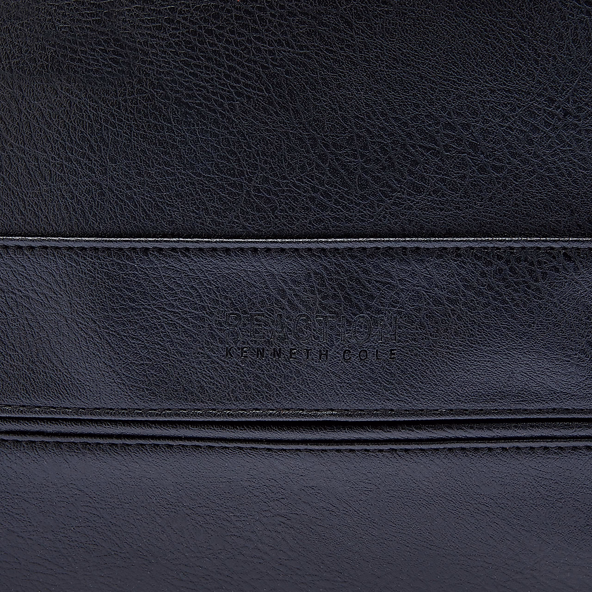 Kenneth Cole REACTION Grand Central Pebbled Vegan Leather Slim Messenger Bag Crossbody Tablet Case, Black Laptop