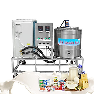 Kolice 30L Commercial Refrigerated Pasteurization Machine, Pasteurizer with Cooling Function for Milk Juice Beer Sterilization Dairy Equipment