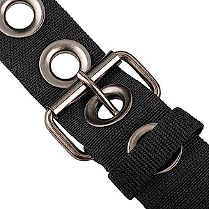 Bucket Boss Mullet Buster 3 Bag Tool Belt with Suspenders in Grey, 55135, Black, full size