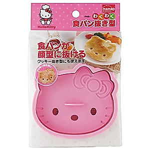 Hello Kitty PNB1 Pan, 商品サイズ(約) ・枠用抜き型:110X127X35mm ・顔用抜き型:95X113X35mm, mulch