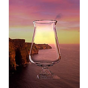 Official Tuath Whiskey Glass Set of 4 – Irish Tuath Glasses – Celtic Whiskey Glasses - Glass Set for Whiskey Tasting