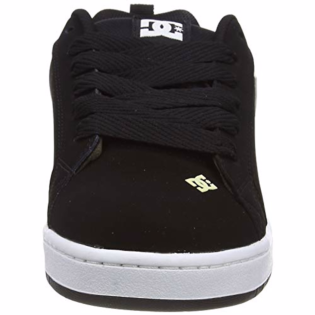DC Men's Court Graffik Casual Low Top Skate Shoe Sneaker Skateboarding, Black, 11.5