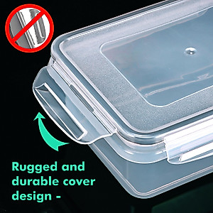 48PCS Food Storage Containers with Lids Airtight (24 Easy Snap Lids +24 Airtight Containers), Leakproof & BPA-Free Plastic Kitchen Organization Set for Lunch, Meal Prep with Free Labels & Marker