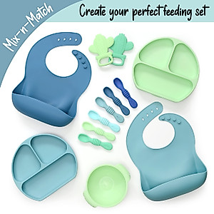PrimaStella Silicone Cactus Teethers for Infants, Babies and Toddlers - Safety Tested - BPA Free - Cute, Soothing, Easy to Hold - Baby Teether Toy Set of 2 - Green & Neo Mint