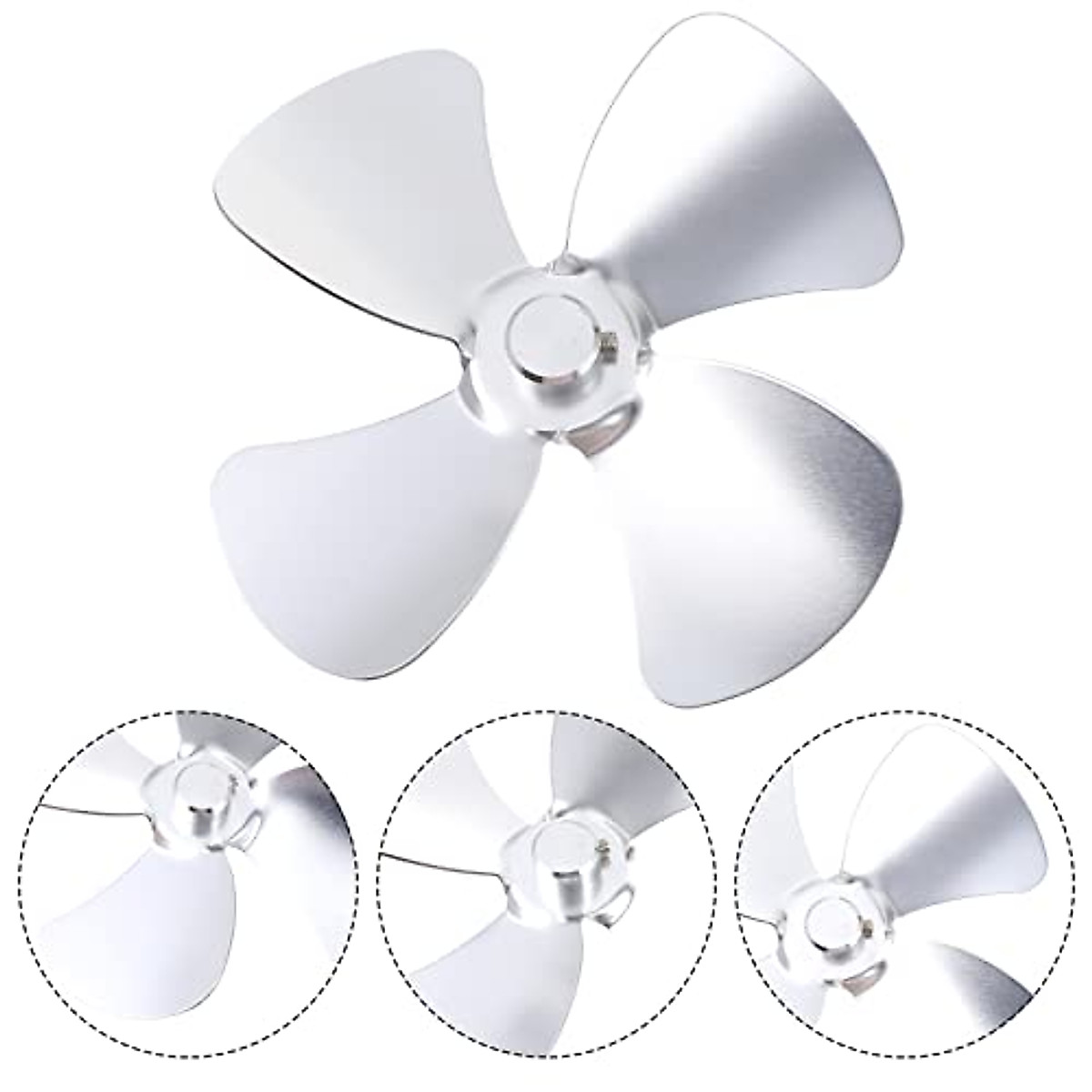 Universal Aluminium Alloy Fan Blades: Metal Leaves Fan Blade Household Standing Fan Table Fanner Replacement Part General Accessories