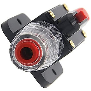 ZOOKOTO 12V-24V DC 125A Car Audio Inline Circuit Breaker Reset Fuse Holders Inverter for Stereo Switch System Protection 125 Amp