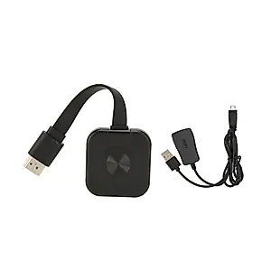 Wireless HDMI Display Dongle, 1080P 60Hz HD, Plug and Play, No Latency and Freeze, 2.4G WiFi Display Adapter Treaming for Video/Audio from Laptop, Phone to Big Screen