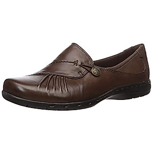 Cobb Hill Women's Paulette Flat, Bark, 10 W US