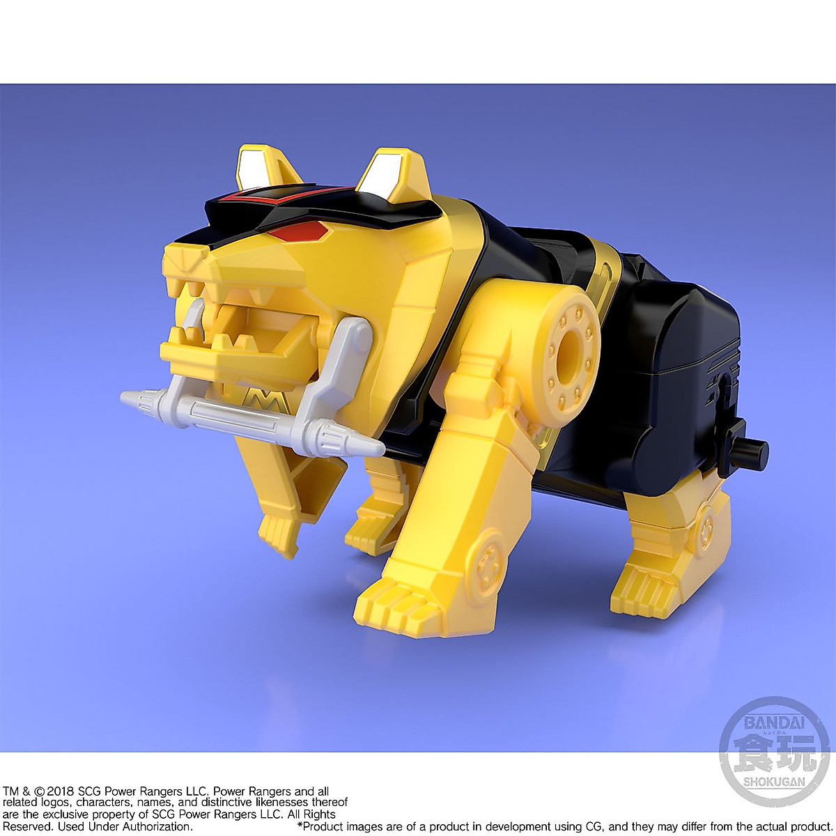 Bandai Shokugan Super Mini PLA Ninja Megazord & White Ninja Falconzord Set Mighty Morphin Alien Rangers