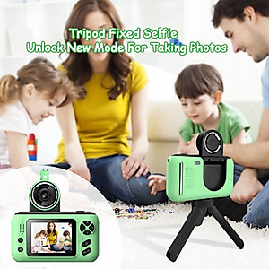 Kids Camera,Christmas Birthday Gifts for Boys and Girls Age 3-9,Camera for Kids Digital Video Cameras for Toddler Portable Toy with 32GB SD Card