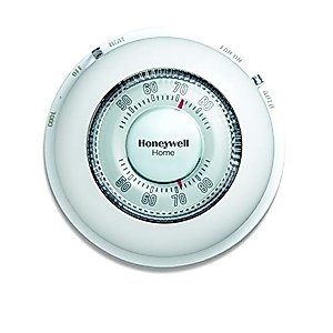 Honeywell Home CT87N1001 The Round Non-Programmable Manual Thermostat, Large, White