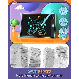 Orsen Colorful 8.5 Inch LCD Writing Tablet for Kids, Electronic Sketch Drawing Pad Doodle Board, Toddler Learning Educational Toys Gifts for Girls&boys 3 4 5 6 7