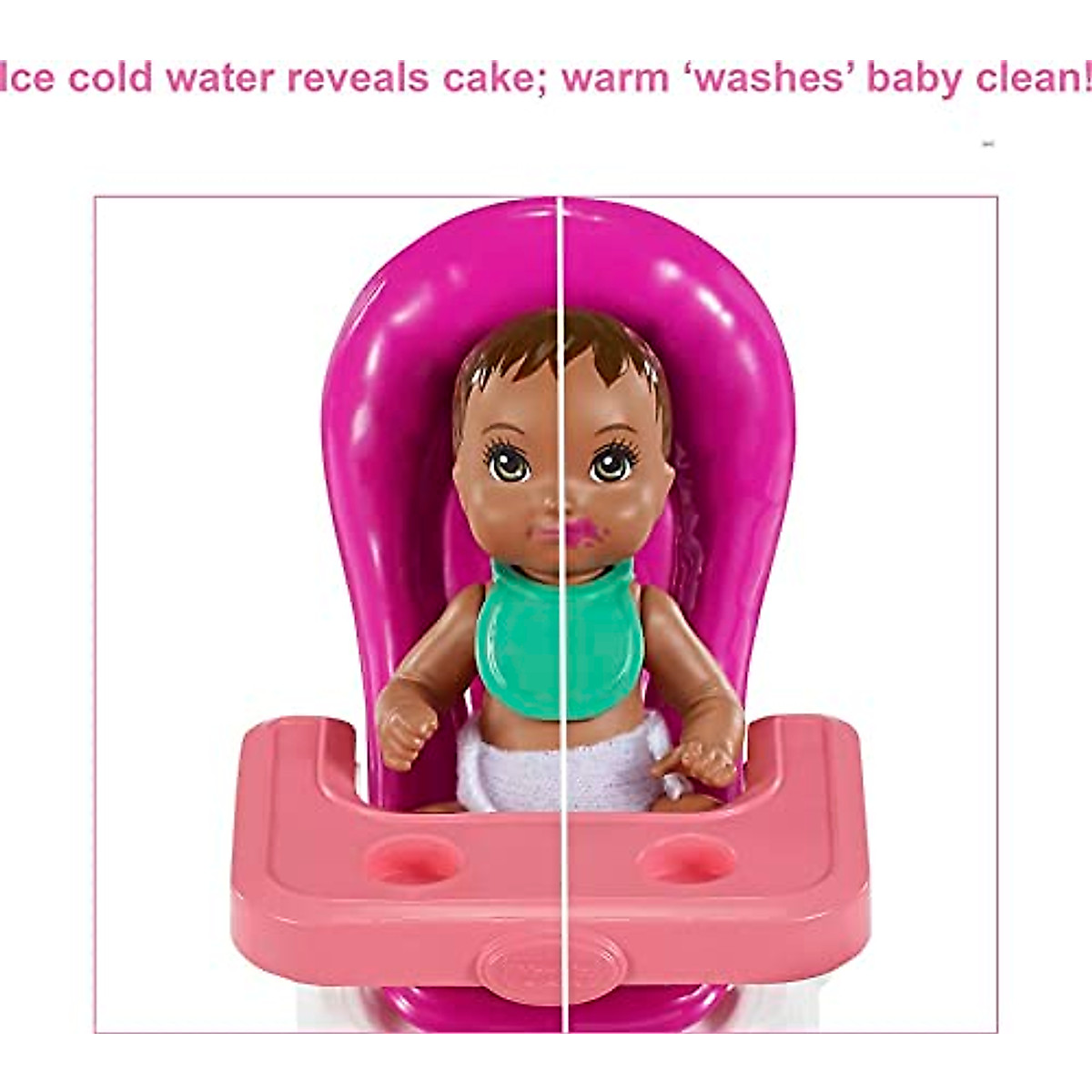 Barbie Skipper Babysitters Inc. Dolls & Playset with Babysitting Skipper Doll, Color-Change Baby Doll, High Chair & Party-Themed Accessories for Kids 3 to 7 Years Old