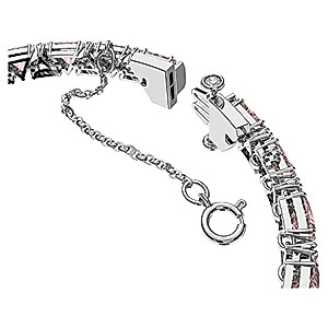 SWAROVSKI Ortyx bracelet, Triangle Zirconia, Pink, Rhodium Finish