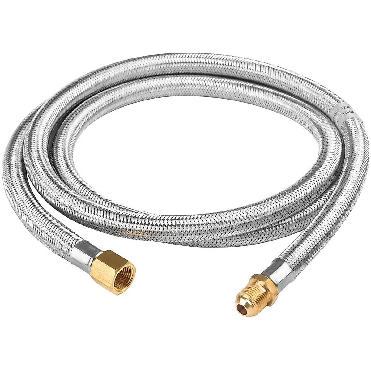 SHINESTAR 6FT Propane Hose Extension with 3/8" Female Flare x 3/8" Male Flare, for Large Tank and Gas Grill, Camping Stove, and More, Flexible and Durable