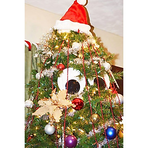 DECORA 7.5 Inch Giant Googly Eyes Plastic Wiggle Eyes with Self Adhesive for Chritsmas Tree Party Decorations 2 Pieces