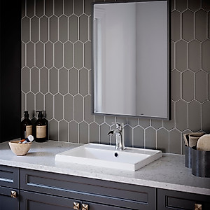 Karran Randburg KBF520 Single-Handle Single Hole Basin Bathroom Faucet with Matching Pop-up Drain in Chrome