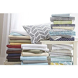 ienjoy Home Bed Sheet Set, Ultra Soft 4 Piece, Aqua, Full