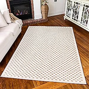 Simply Southern Cottage Lecompte Area Rug, 5' x 7', Beige
