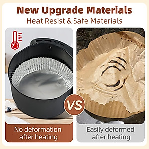 Aluminum Foil Air Fryer Liners, 90PCS Square Non-stick Air Fryer Disposable Paper Liner, Oil-proof Water-proof Air Fryer Sheets, Food Grade Aluminum Foil for Baking, Frying, Grilling(8'' Square)