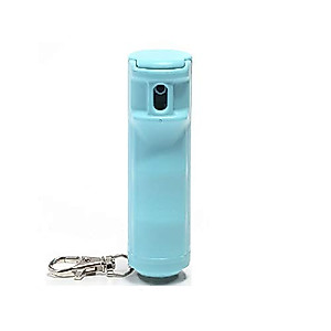 Kuros! by Mace Brand Pocket Pepper Spray (Teal) – 10’ Powerful Pepper Spray with Flip Top Safety Cap, Leaves UV Dye on Skin — Self Defense Pepper Spray for Women, Made in The USA