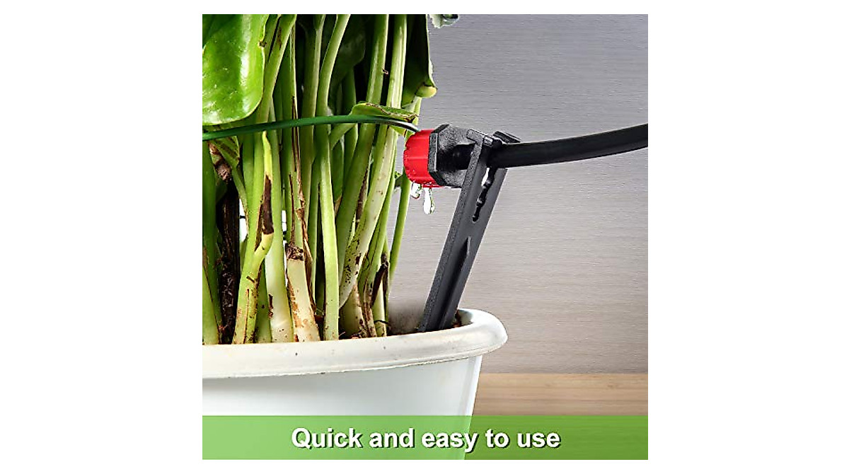 Mudder 90 Pack Irrigation Stakes for Drip Systems | Garden & Greenhouse