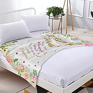 KJACGAD Grandma Birthday Gifts, Gifts for Grandma Mothers Day, Birthday Gifts for Grandma, Happy Birthday Grandma, Grandma Birthday Blanket, Birthday Presents for Grandma 60x50 Inch