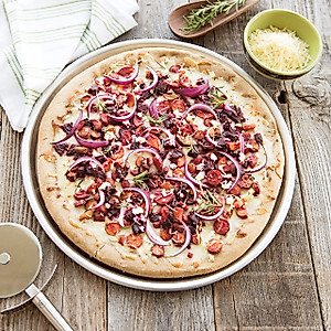 Nordic Ware Natural Aluminum Commercial Deep Dish Pizza Pan