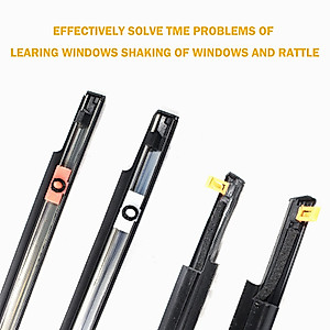 YZQPNB Weatherstrip Window Molding Trim Seal Belt Compatible with Toyota FJ Cruiser 2007-2014 Front Rear Left Driver & Right Passenger Side Door Outside Belt Black