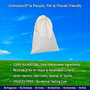 AMMOSORB Reusable Ammonia Odor Eliminator Deodorizer Pouch: Treats 150 Sq. Ft.